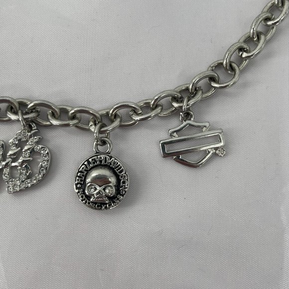 Harley-Davidson | Jewelry | Harley Davidson 4 Pendant Charm Necklace ...